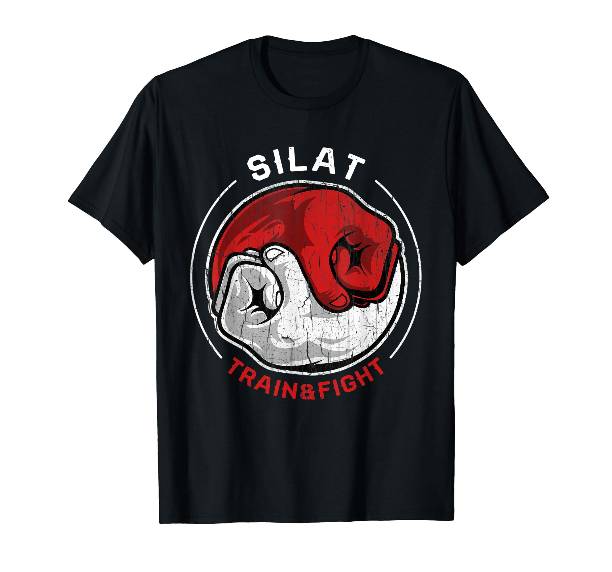 Martial Art Silat Shirt Vintage Train Fight Yin Yang Fist T-Shirt ...