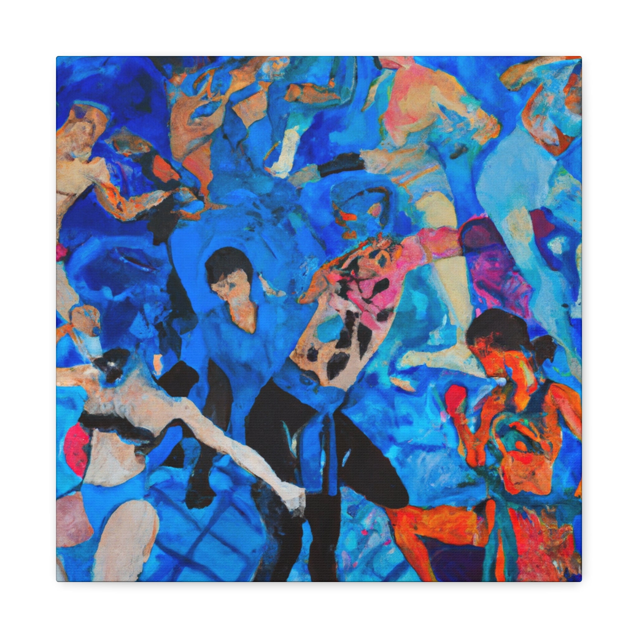 Martial Arts Combat Painting - Canvas - Walmart.com