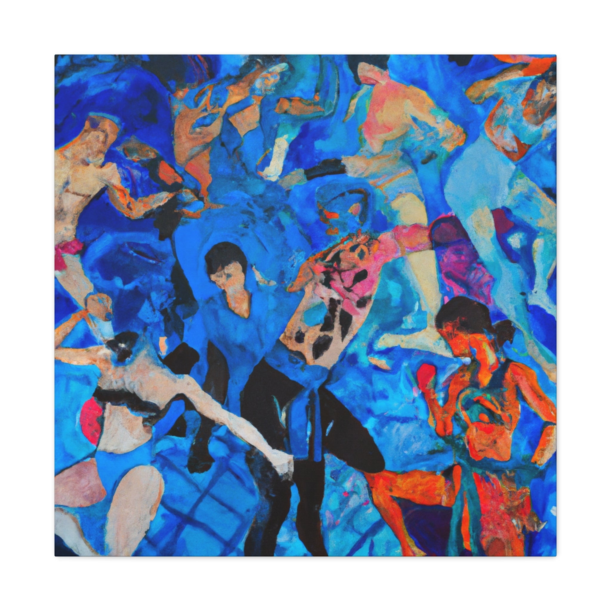 Martial Arts Combat Painting - Canvas - Walmart.com