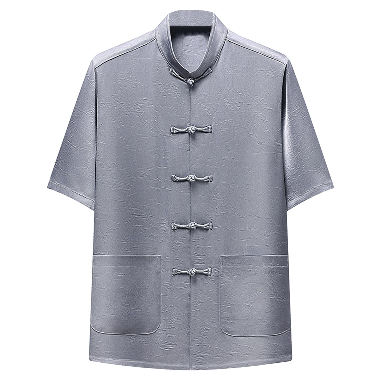 Martial Arts Suit,Kung Fu Uniforms Tops with Stand-up Collar Tai Chi ...