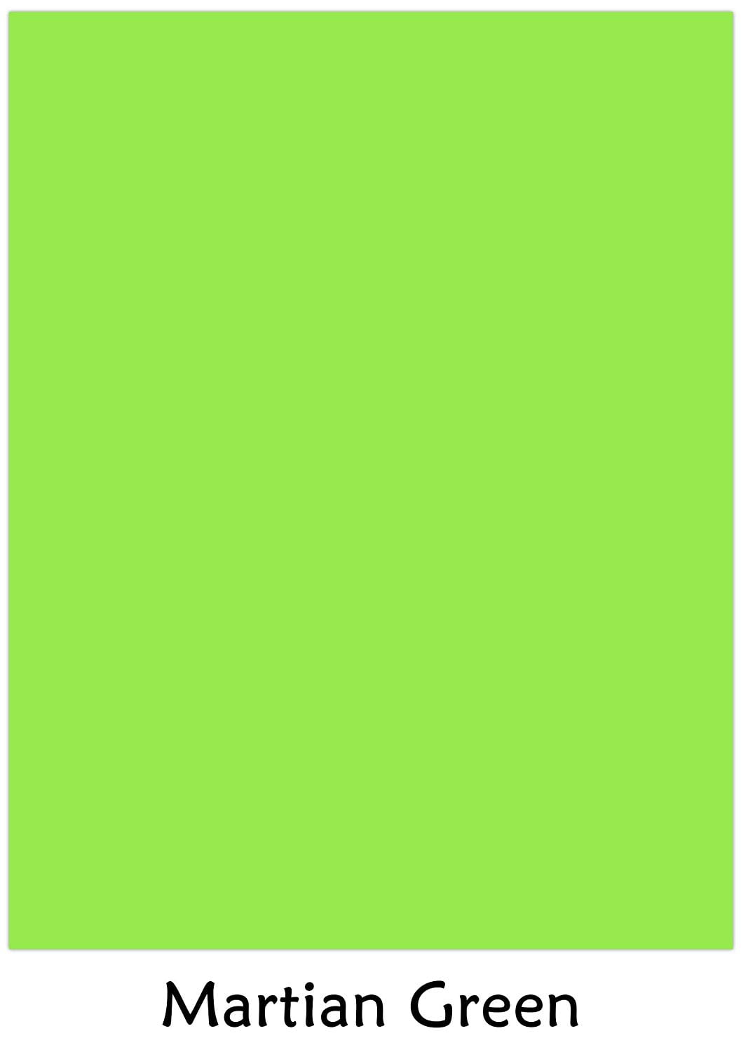 Martian Green - Neenah Astrobrights Premium Color Card Stock Size 8.5 x ...