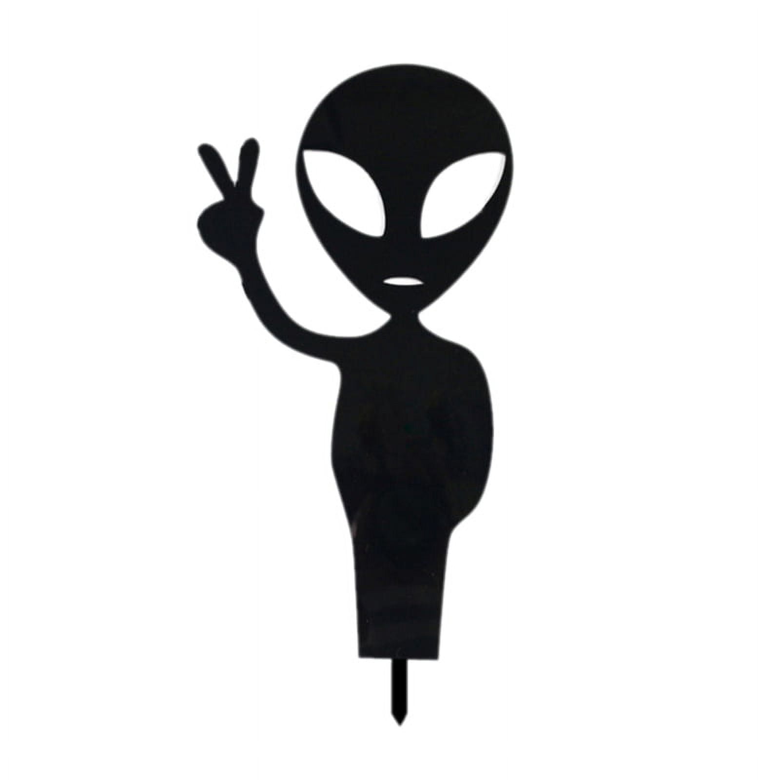 Martians Space Alien Gnomes Decoration Cute Standing Silhouette Home ...