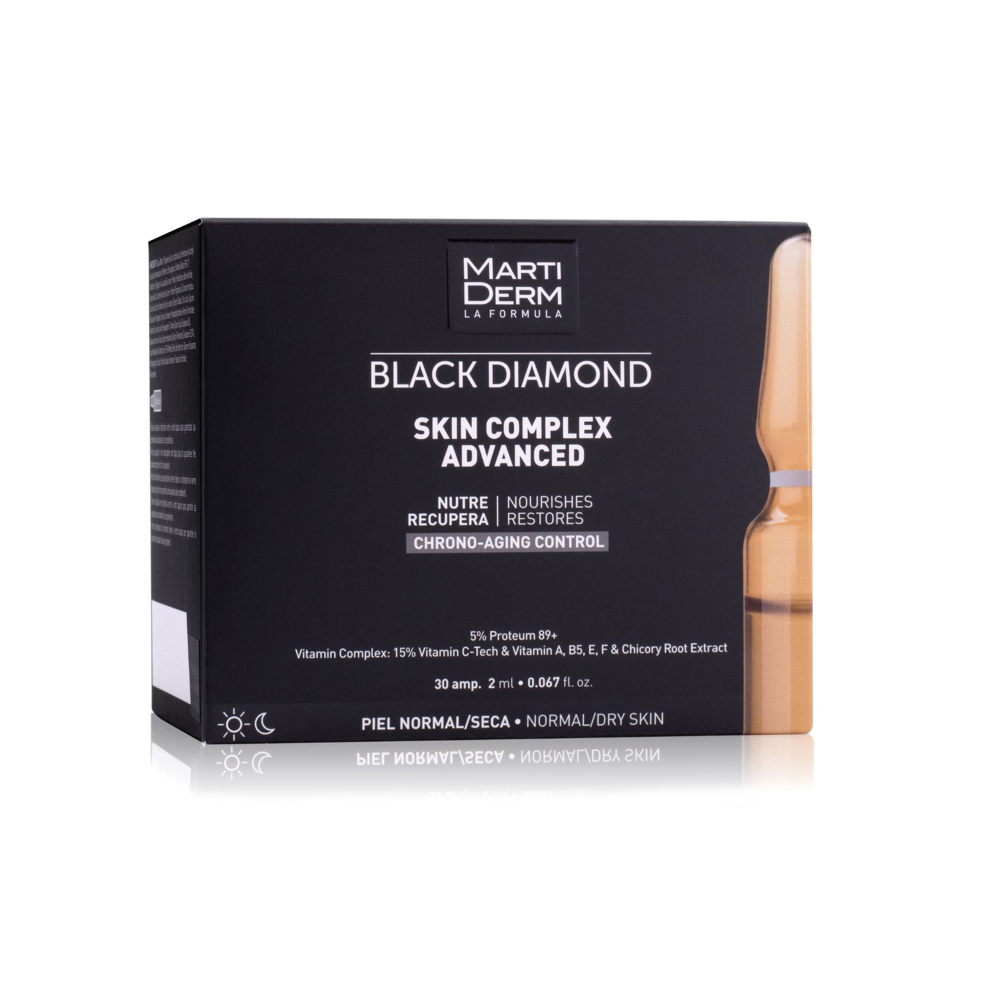 Martiderm Black Diamond Skin Complex Ampoules 30x2ml, 2.04 Fl Oz (1472 ...