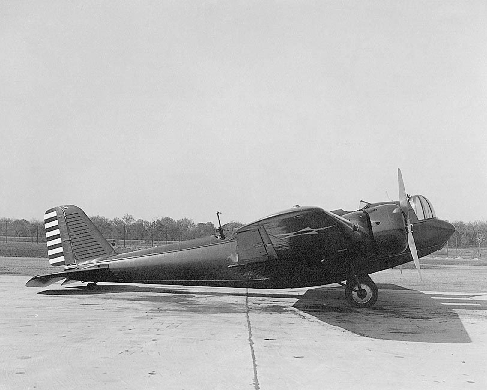 Martin B-10 Bomber Aircraft Style -1 - 24x36 Inch Laminated Aviation ...