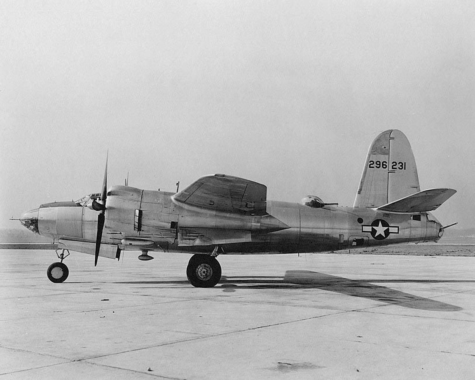 Martin B-26 Marauder WWII Bomber Style - A - 20x30 Inch Glossy ...