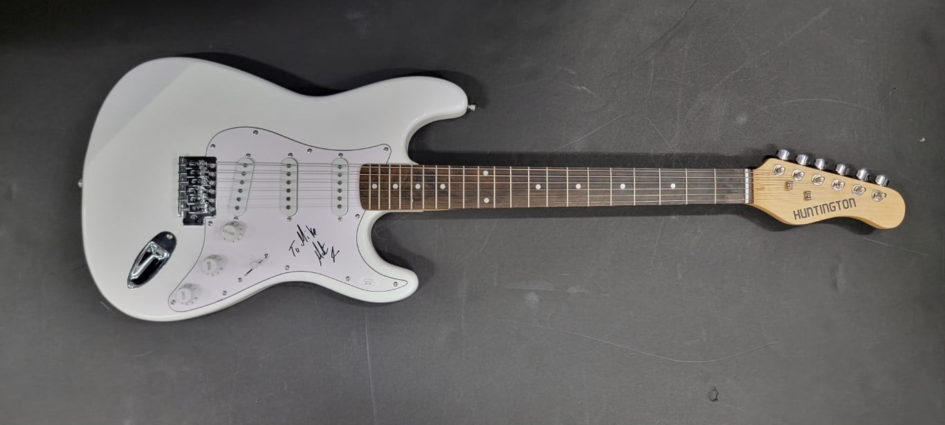 Martin Barre Hand Signed Autograph Electric Guitar Jethro Tull JSA ...