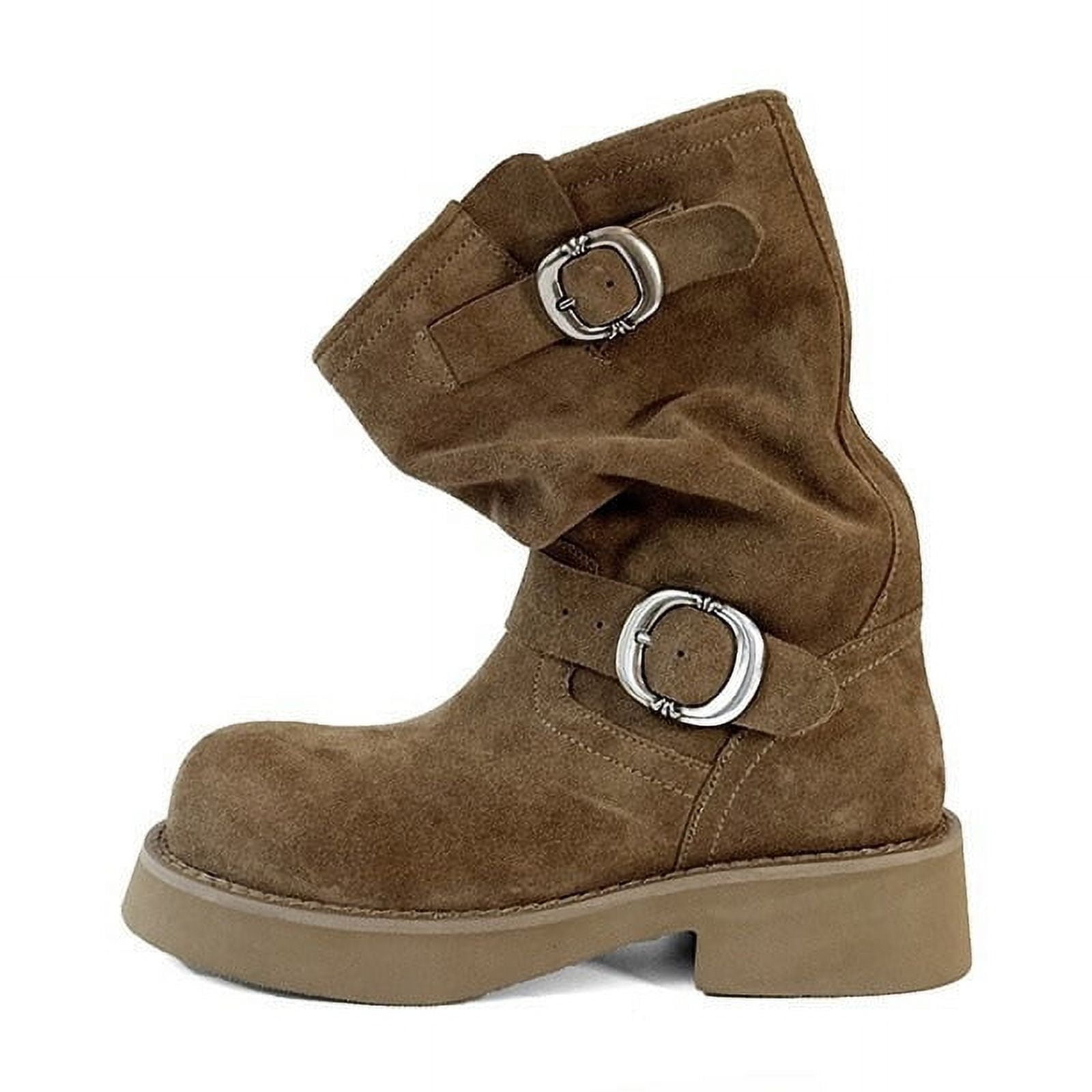 Martin Boots Women's Summer Mid Heel Inner Height Increasing Boots ...