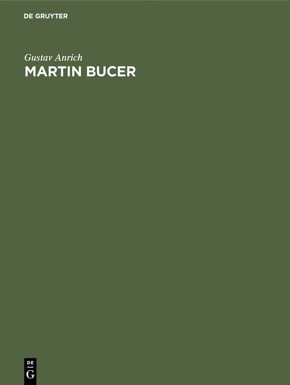 Martin Bucer, (Hardcover) - Walmart.com