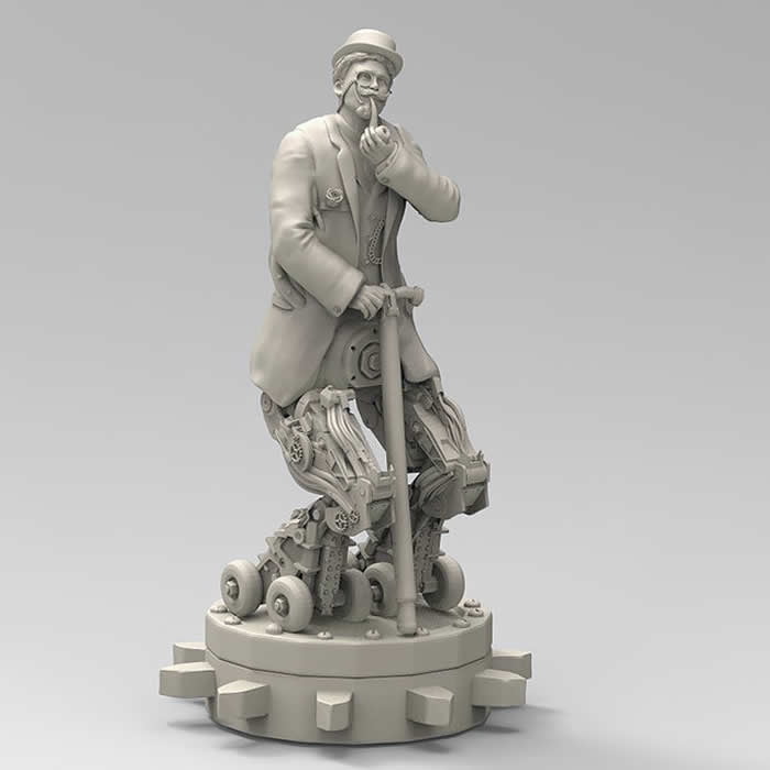 Martin Doscoil SteamCity Miniature 32mm Scale Magic Reality Miniatures ...