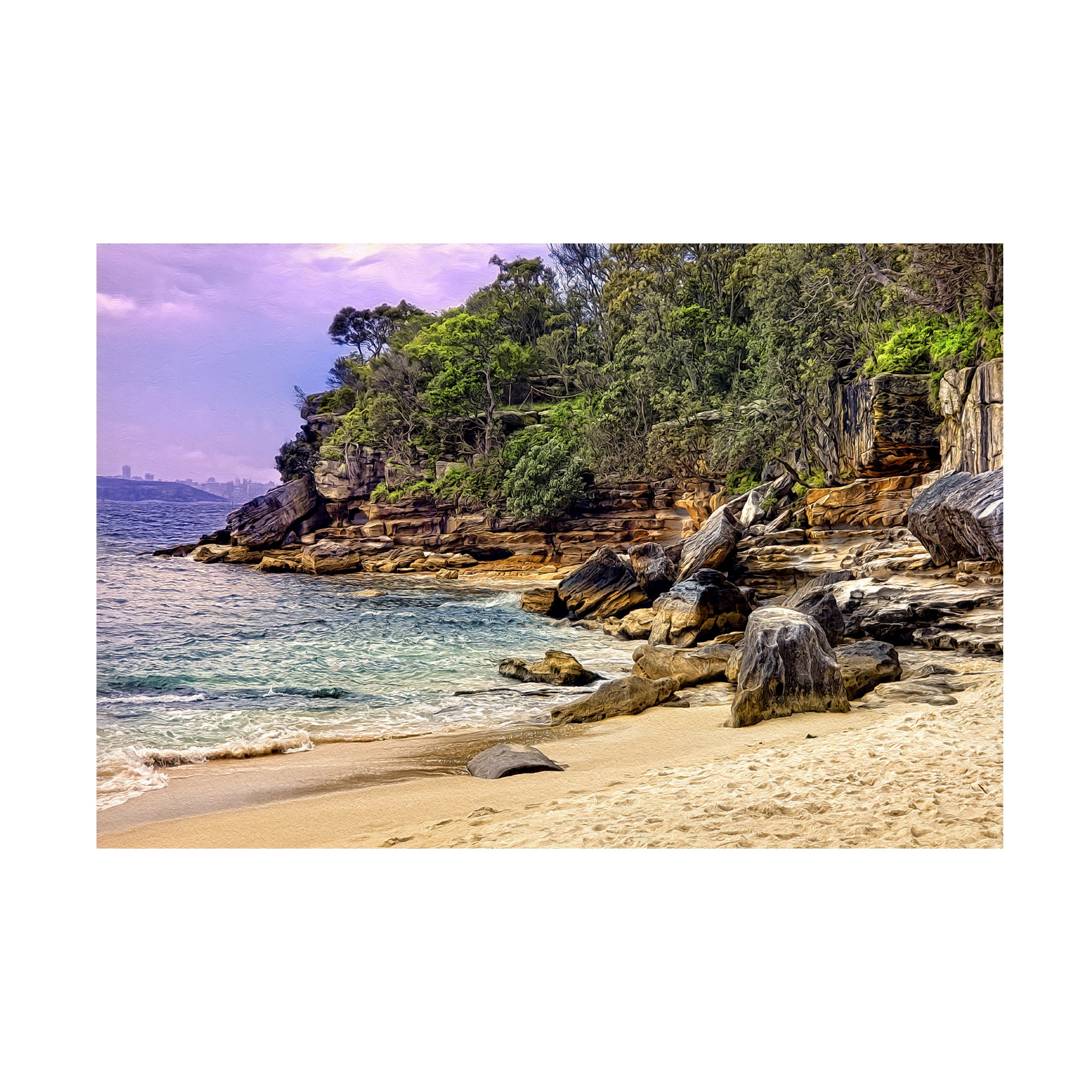 Martin Fine Photography 'Beach Cliffs 01' Canvas Art - Walmart.com