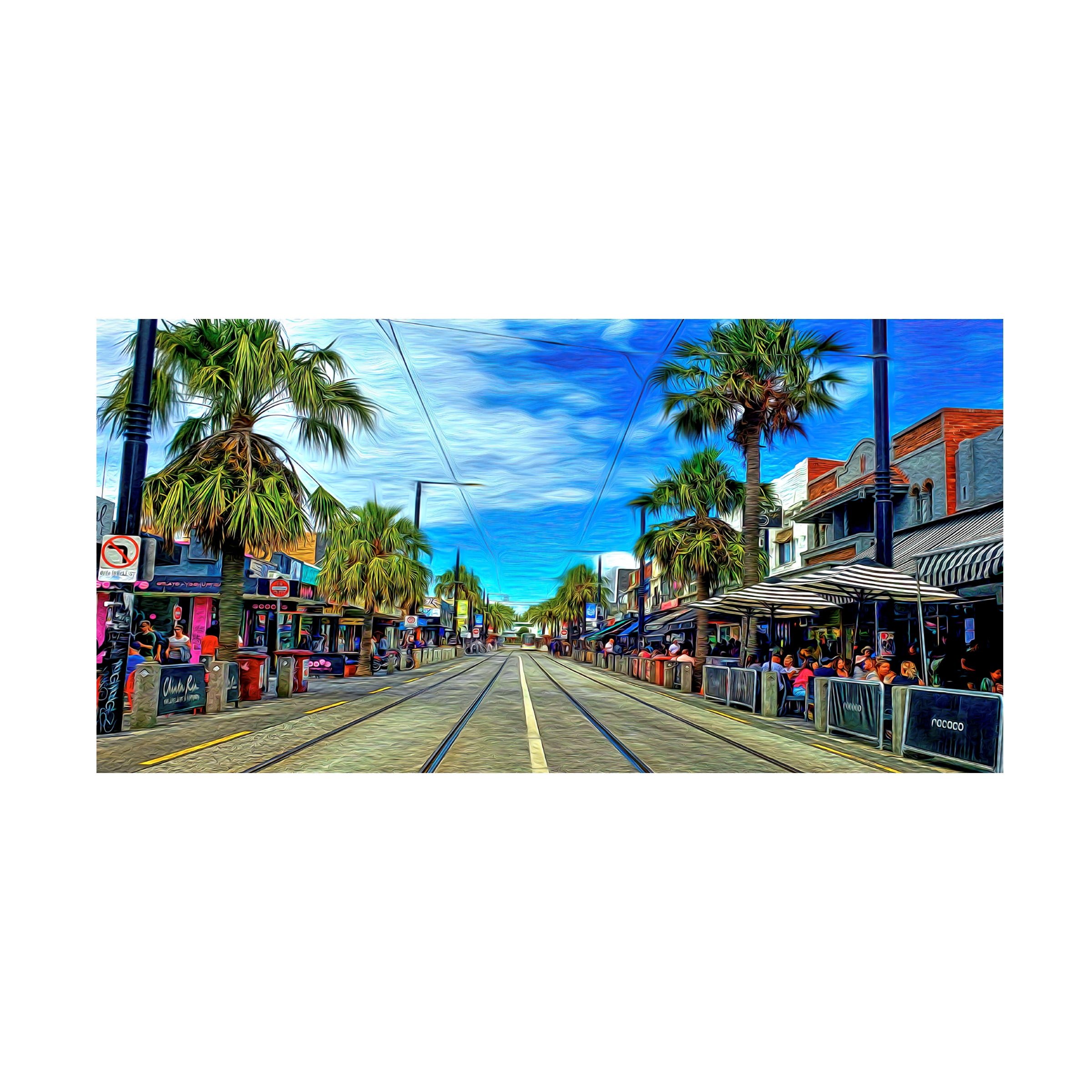 Martin Fine Photography 'Street View' Canvas Art - Walmart.com
