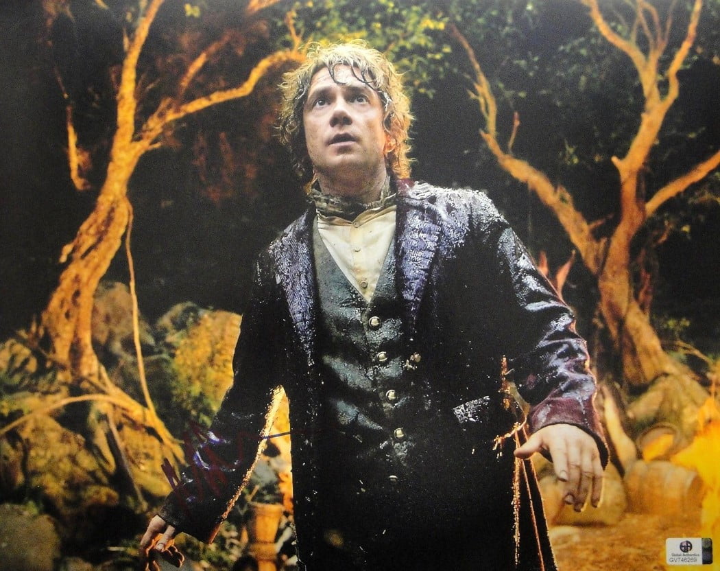 Martin Freeman Hand Signed Autographed 11x14 Photo The Hobbit Bilbo JSA ...