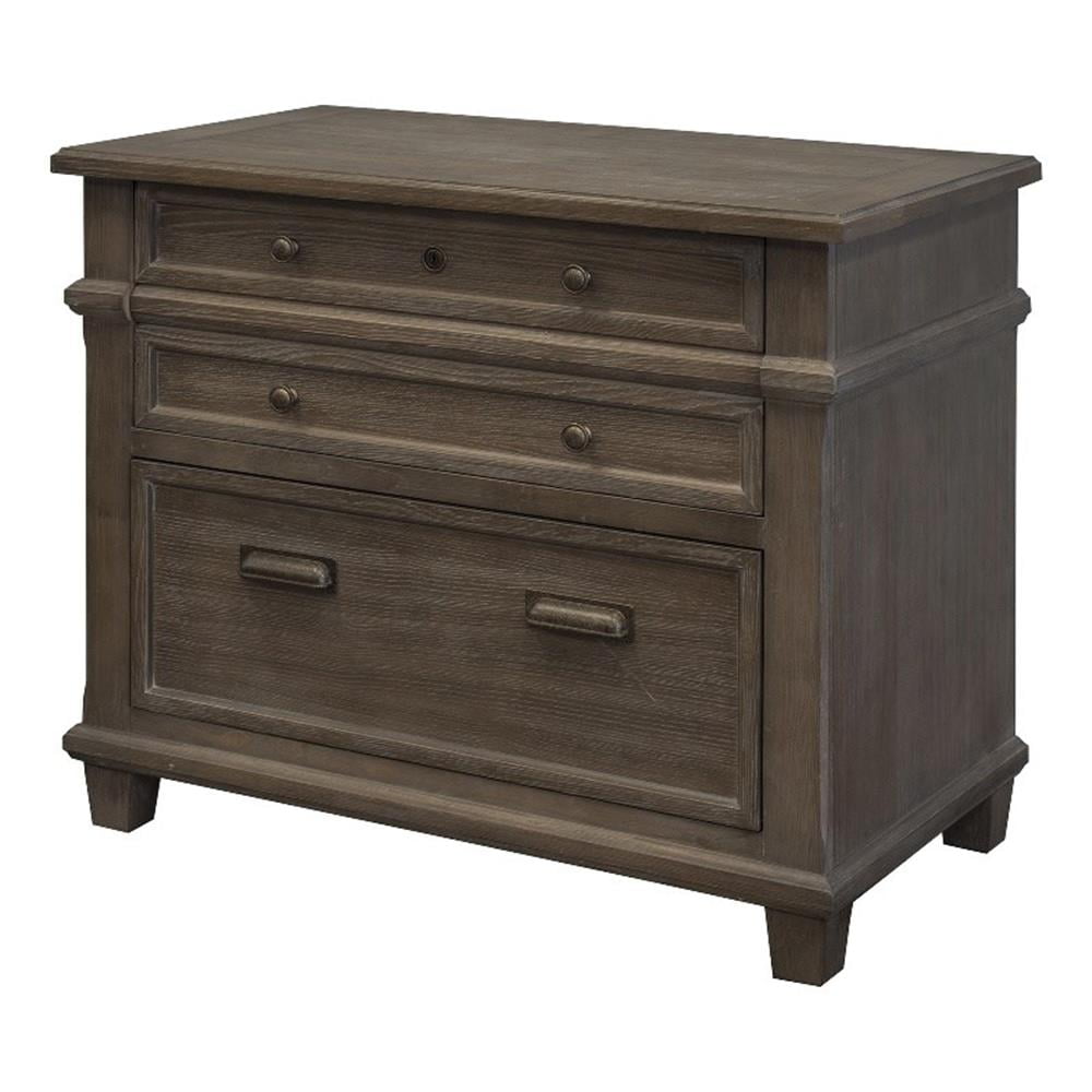 Martin Furniture Carson Wood Lateral File Storage File Drawer Gray ...