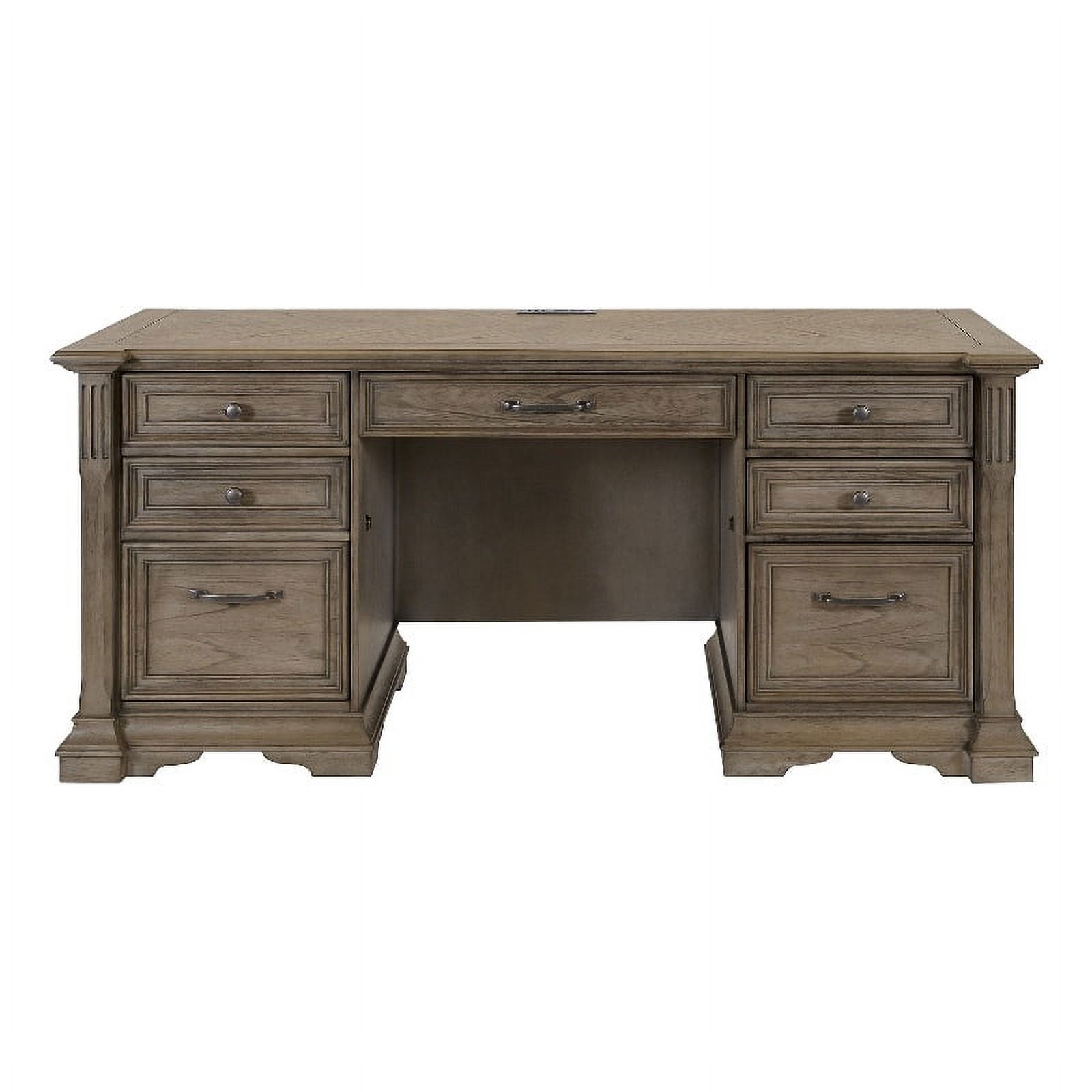 Martin Furniture Carson Wood L-Desk & Return Writing Table Office Desk ...