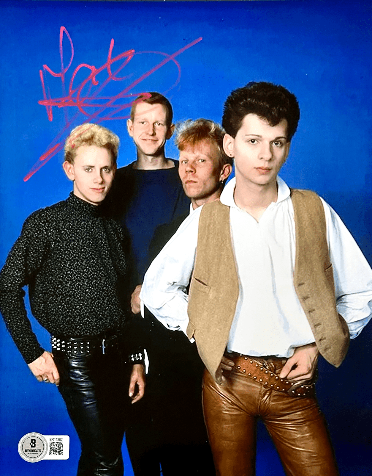 Martin Gore Signed Autograph 8x10 Beckett Authentication Depeche Mode ...