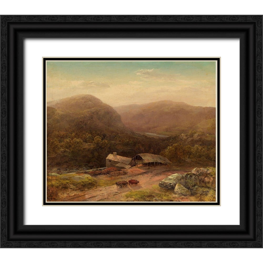 Martin, Homer Dodge 14x12 Black Ornate Wood Framed with Double Matting ...