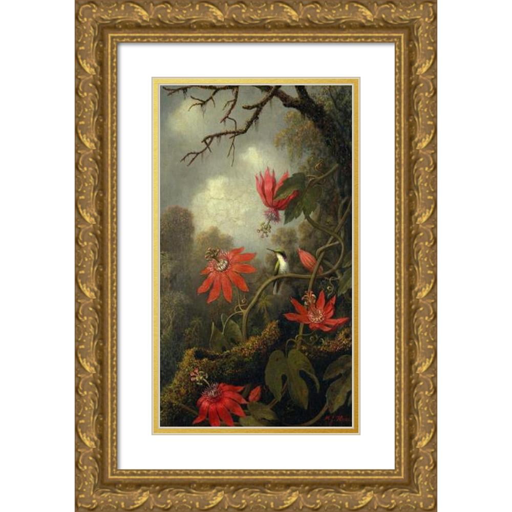 Martin Johnson Heade 16x24 Gold Ornate Framed and Double Matted Museum ...
