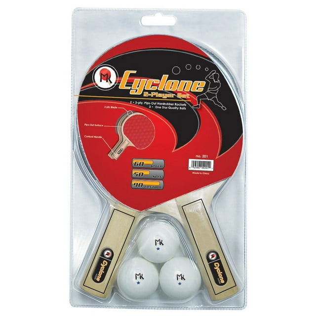 Martin Kilpatrick Cyclone 2-Player Table Tennis Set - Walmart.com