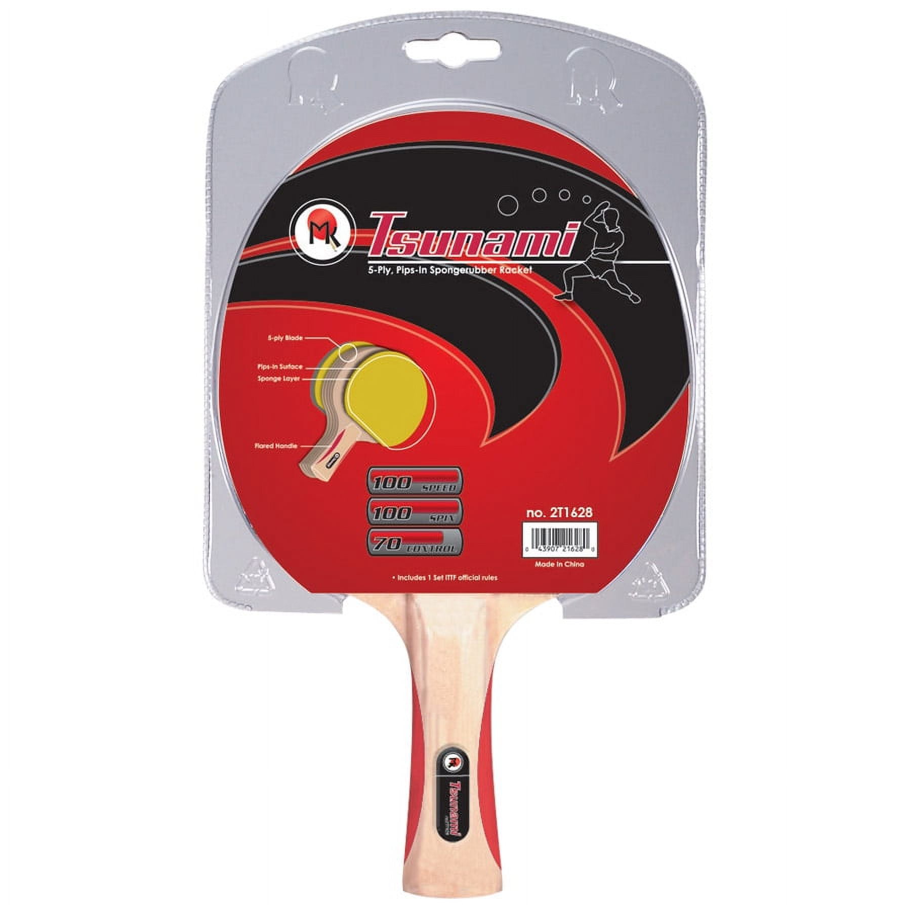 Martin Kilpatrick Tsunami Table Tennis Racket - Walmart.com