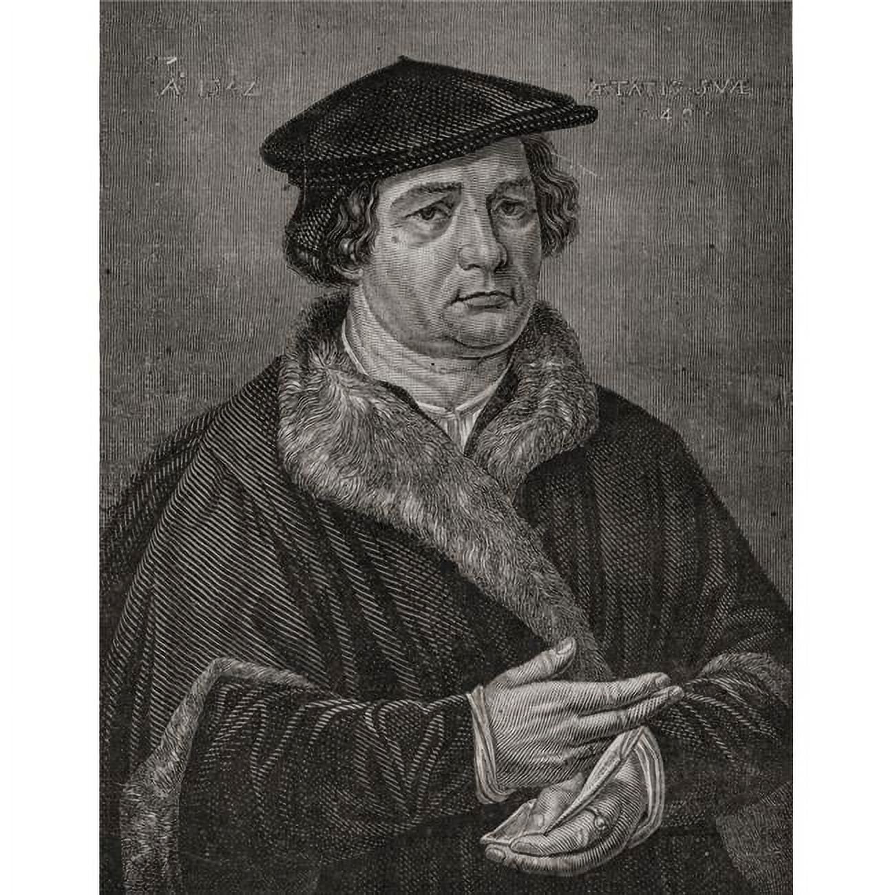Martin Luther 1483-1546 German Theologian & Religious Reformer Poster ...