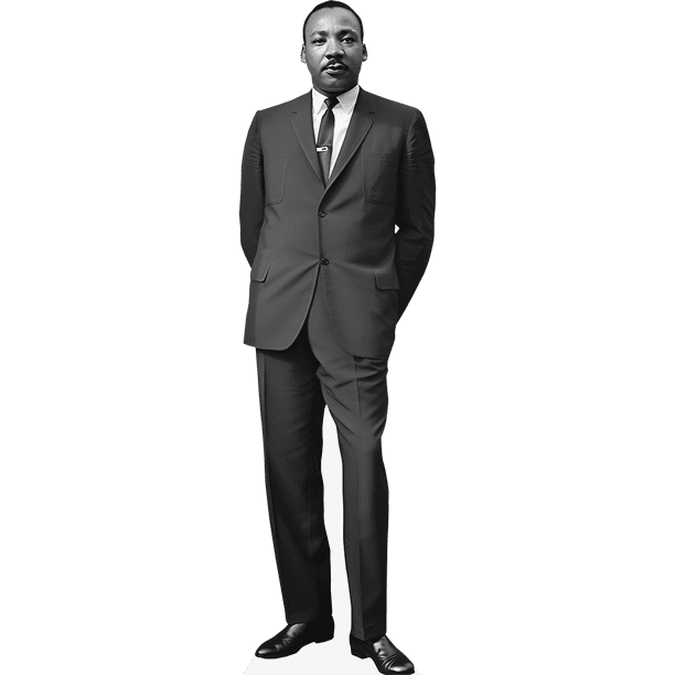 Martin Luther King (Bw) Mini Cardboard Cutout Standee - Walmart ...