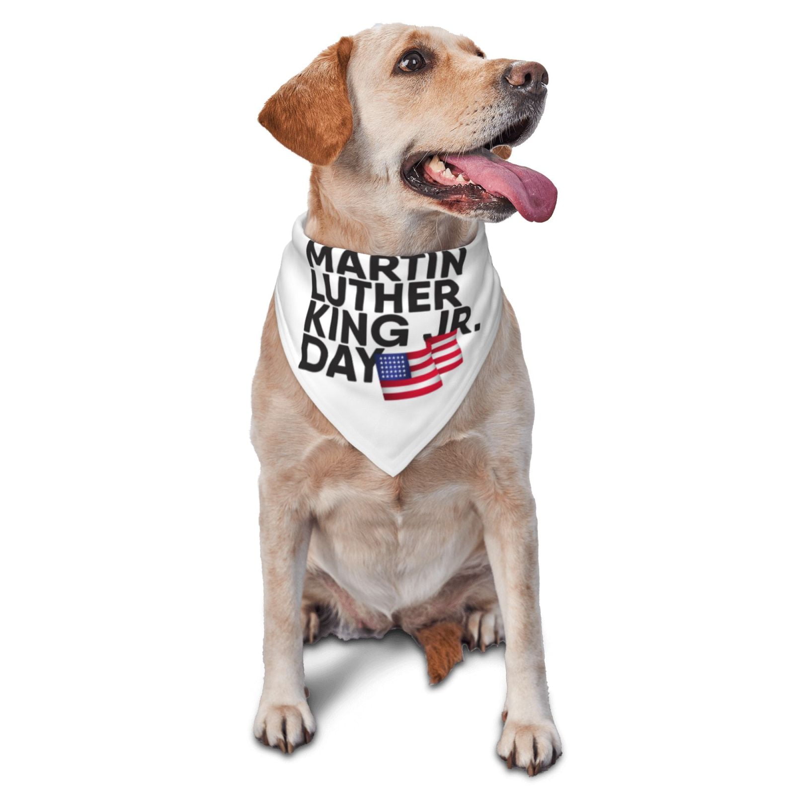 Martin Luther King Day 2024 Dog Bandanas Triangle Bibs Pet Scarf ...