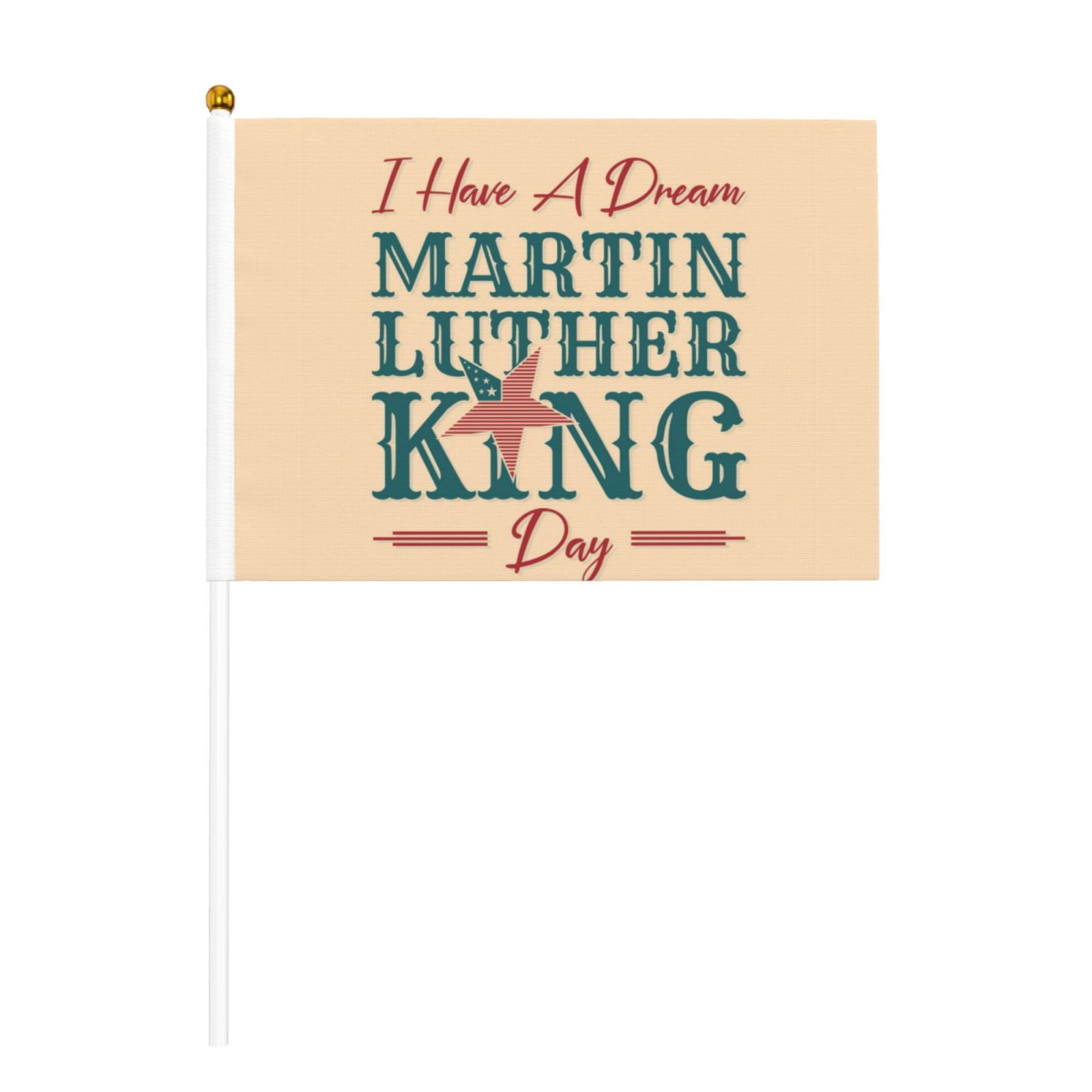 Martin Luther King Day 2025 Flag Small Mini Hand Held Flags Small ...