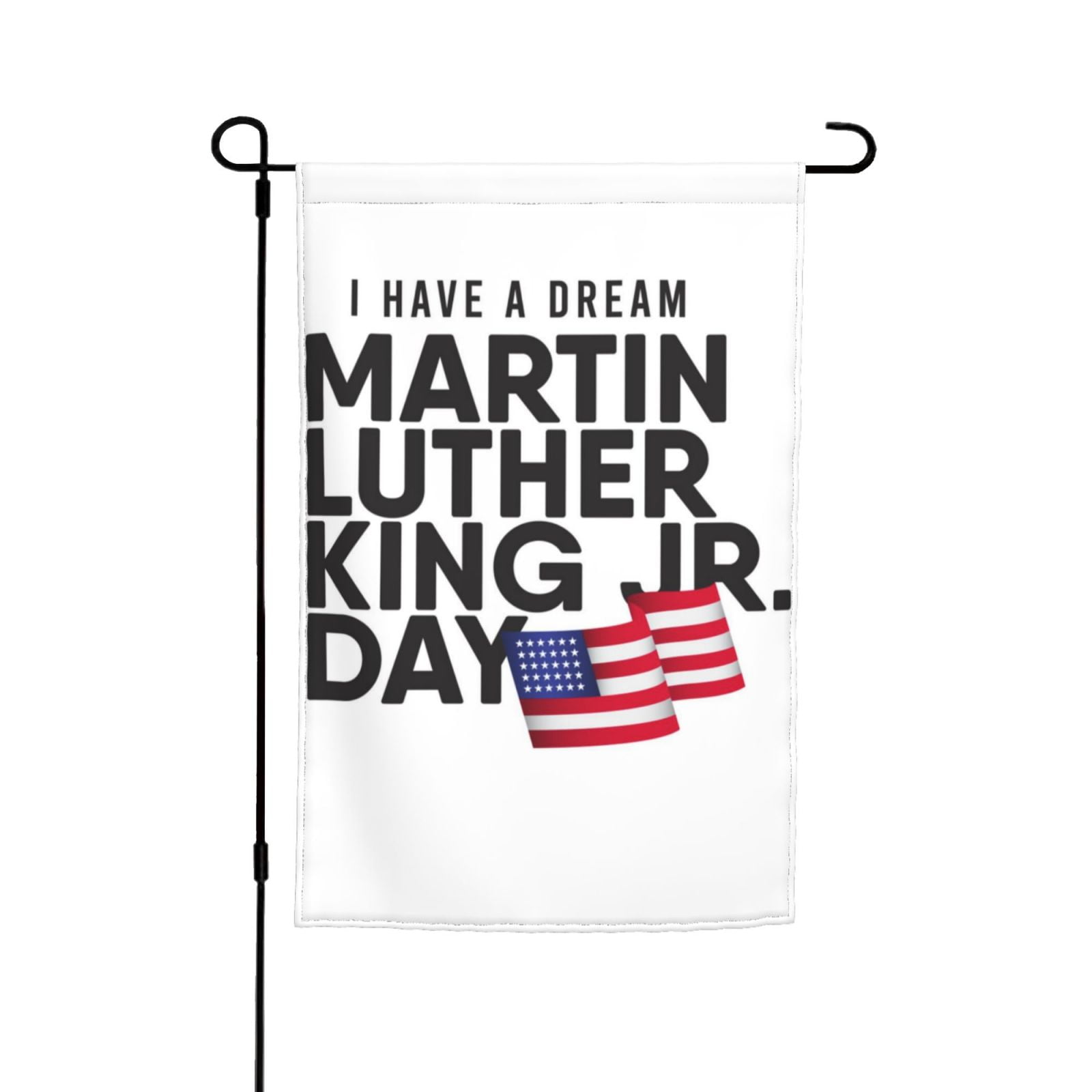 Martin Luther King Day Garden Flag Polyester Flags 12 x 18 Inches Party ...
