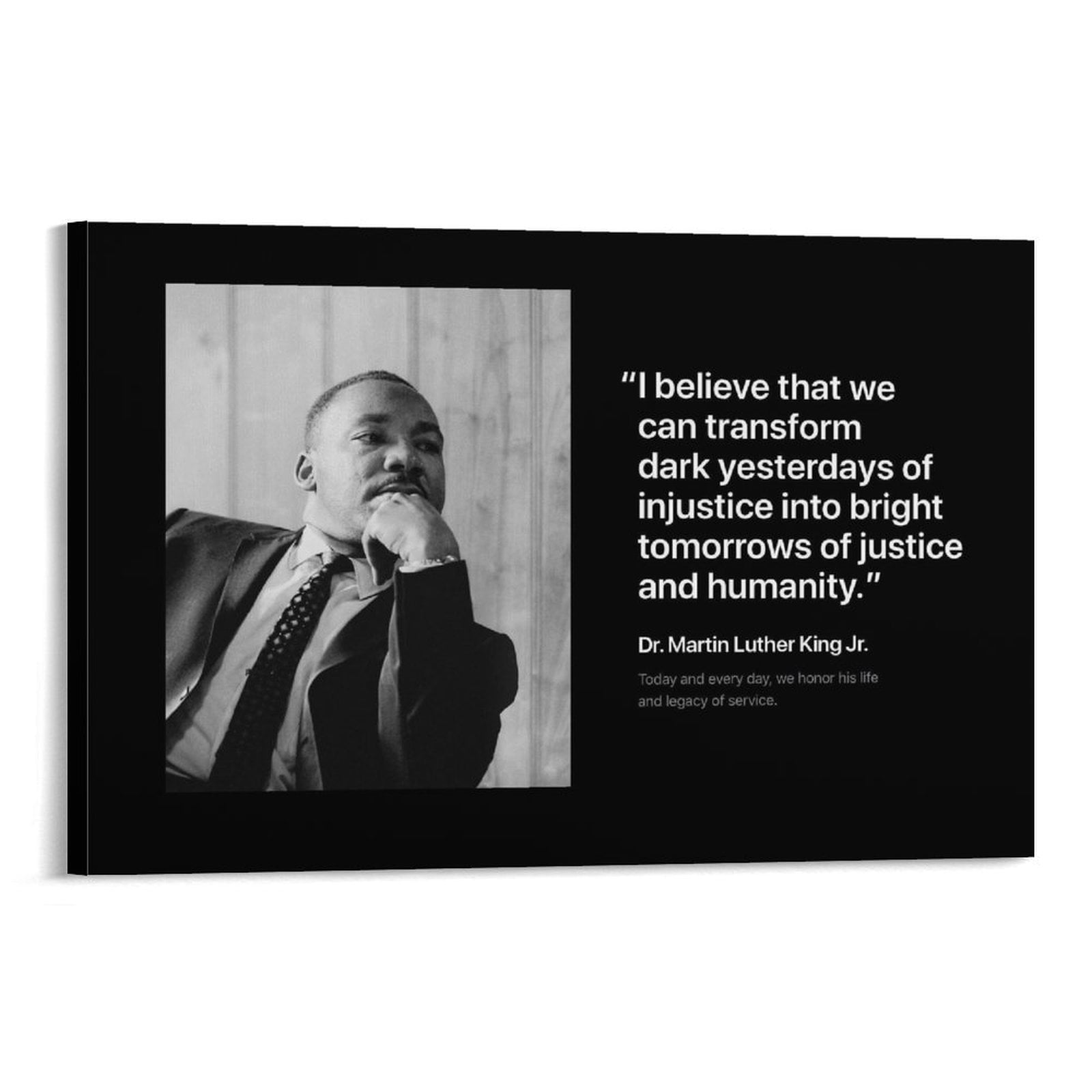 Martin Luther King Jr. American Poster Greatness Canvas Wall Art Poster ...