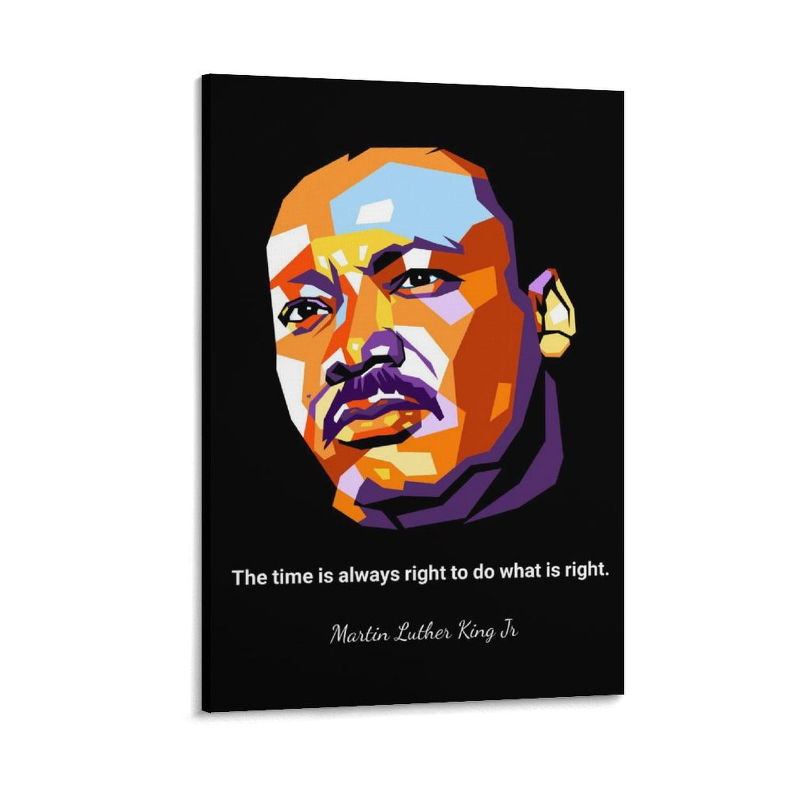 Martin Luther King Jr. Art Print Canvas Wall Art Poster Decorative ...