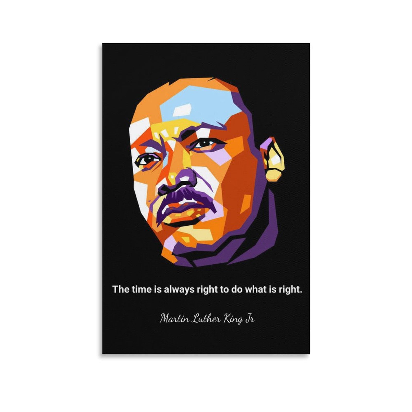 Martin Luther King Jr. Art Print Room Aesthetic Poster Print Art Wall ...