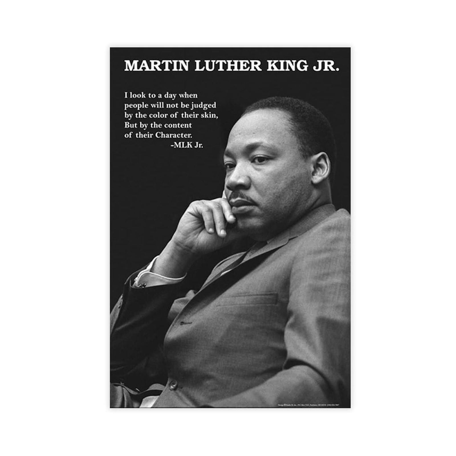 Martin_Luther King Jr. Character_Poster Posters for Living Room ...
