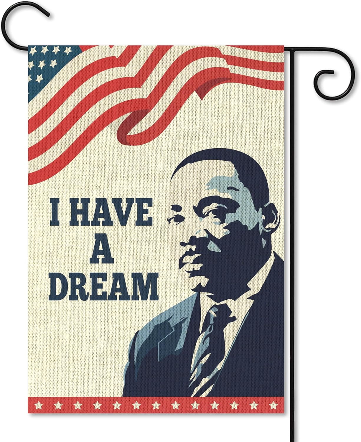 Martin Luther King Jr. Day Garden Flag Famous Advocates of Non-violent ...