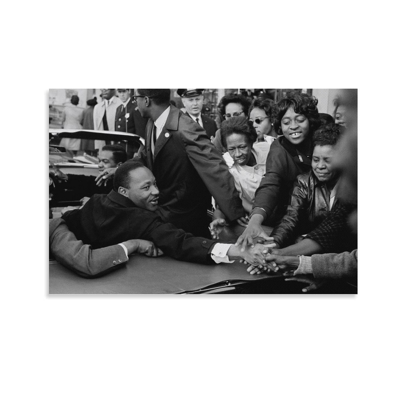Martin Luther King Jr. Old Photo Poster Painting On Canvas Wall Art ...
