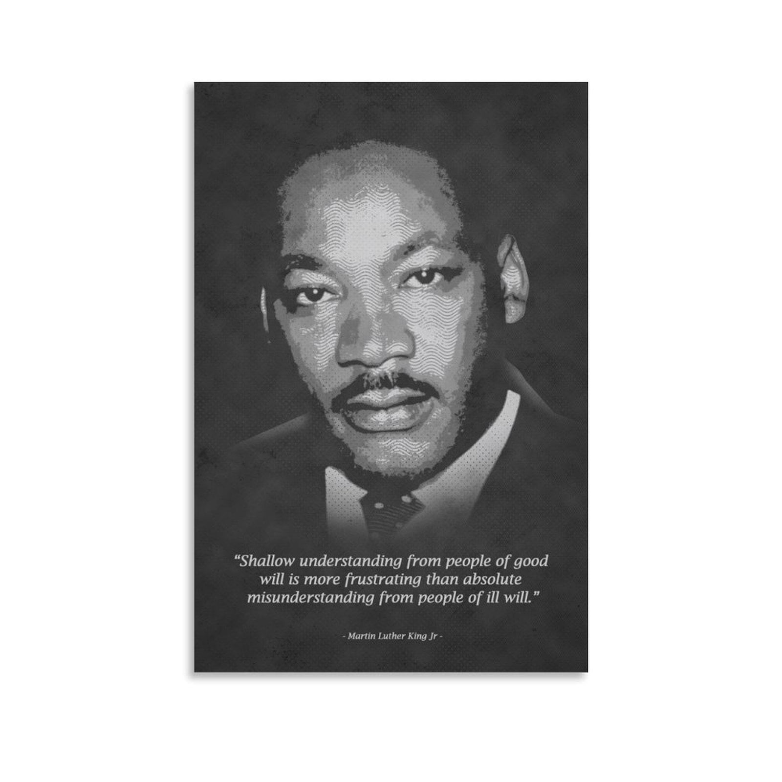 Martin Luther King Jr. Poster Art Poster Cool Artworks Painting Wall ...