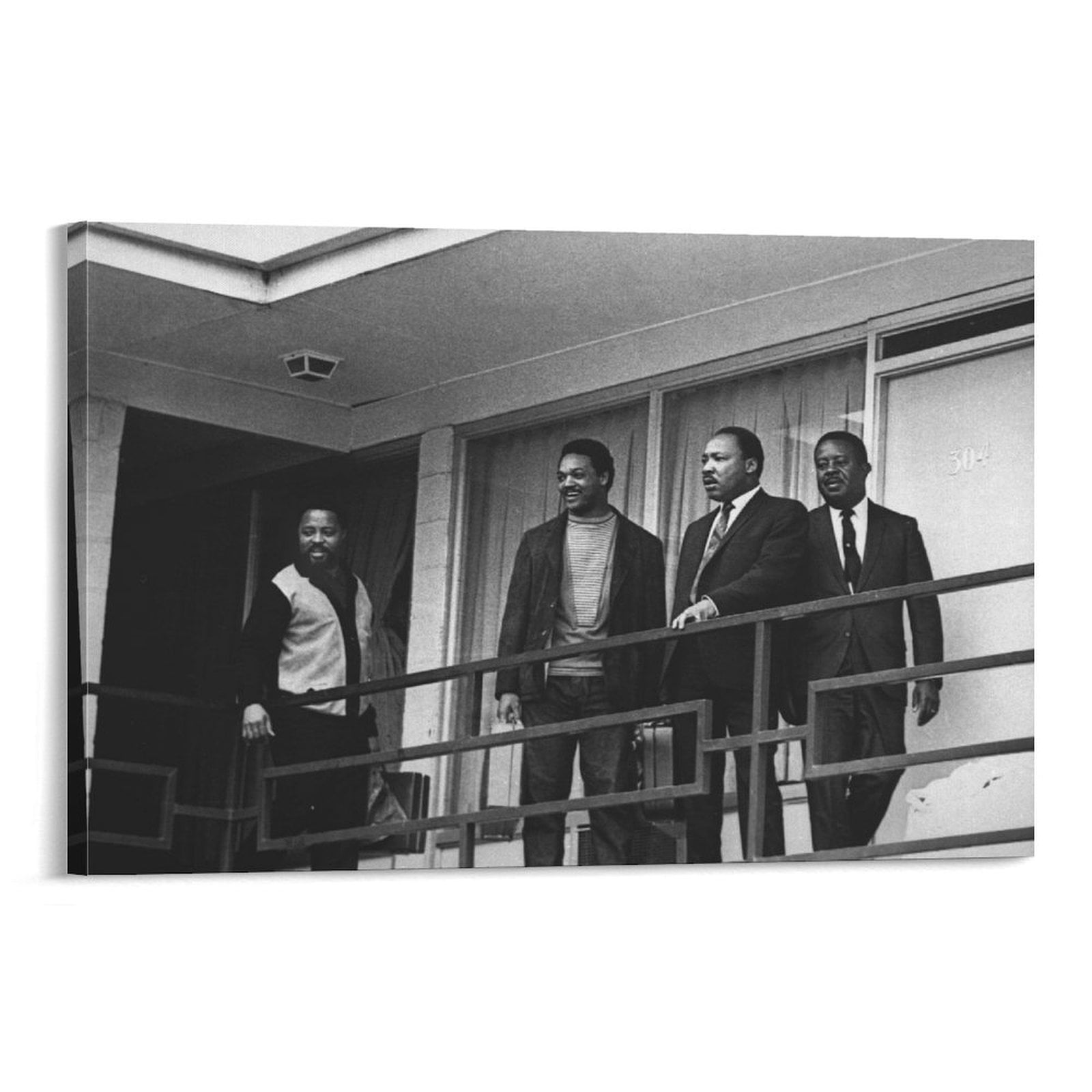 Martin Luther King Jr. Poster Old Photo Art Poster Canvas Painting ...