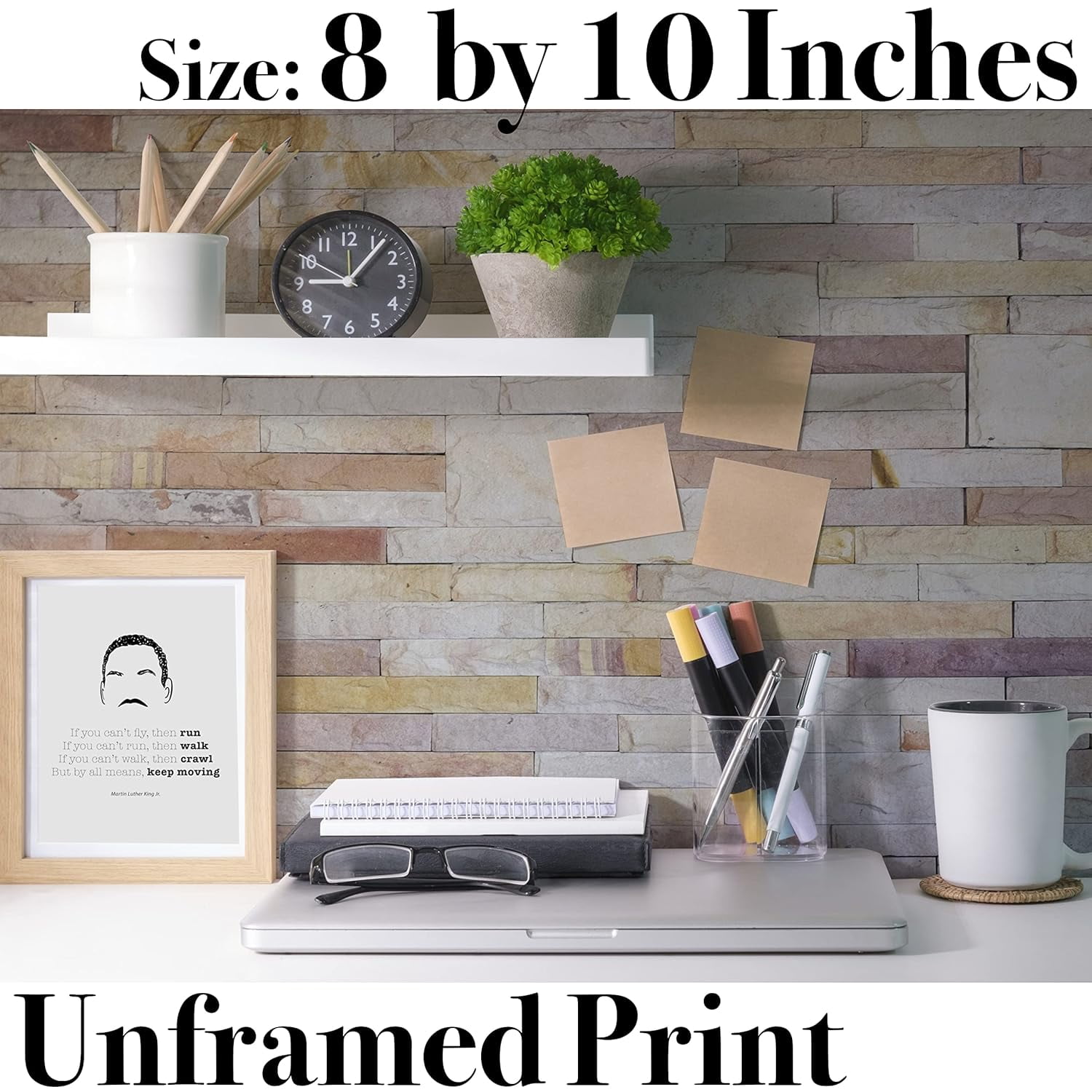 Martin Luther King Jr Quotes Wall Art Poster - Wall Decor for Bedroom ...