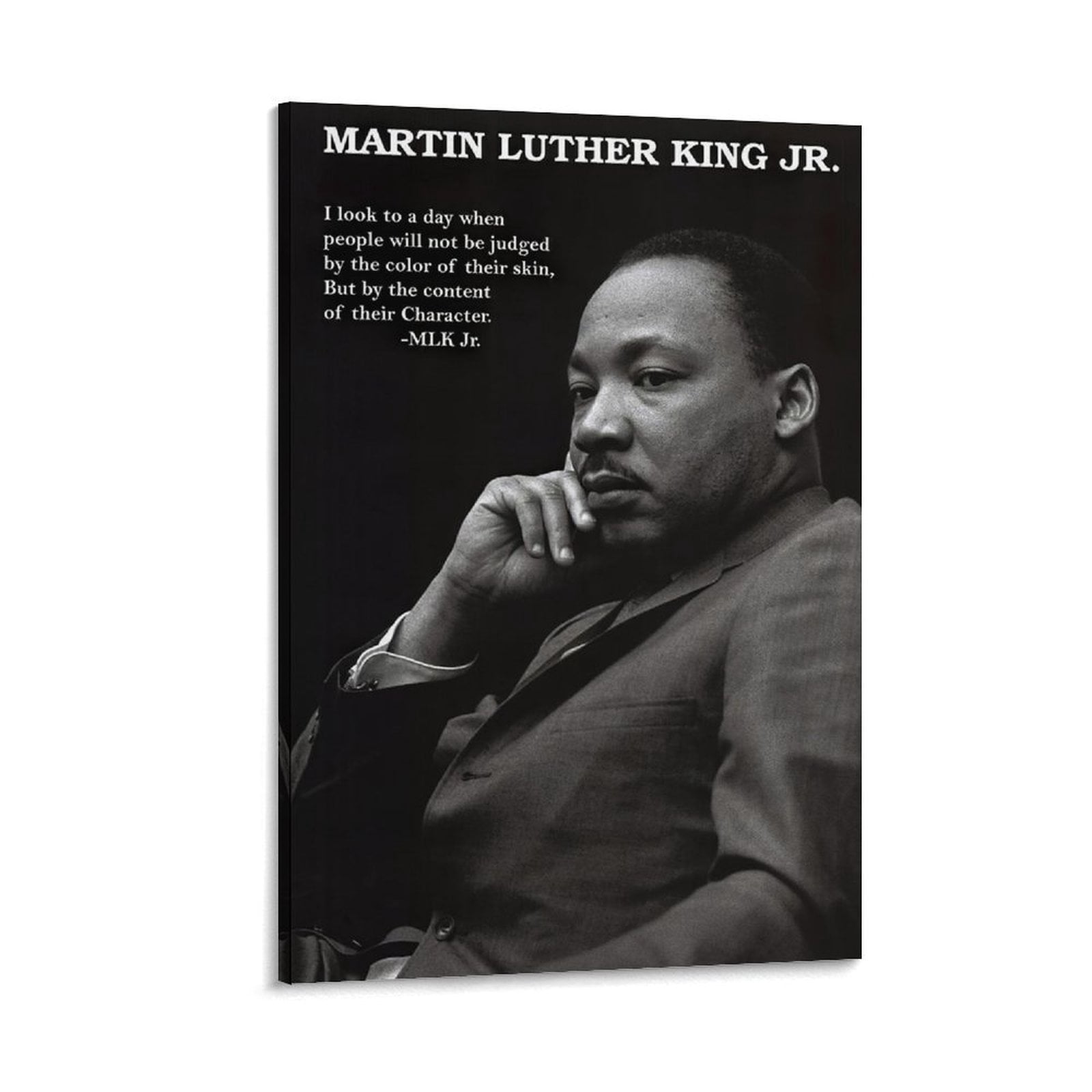 Martin Luther King Jr. Role Black And White Poster Poster Cool Artworks ...