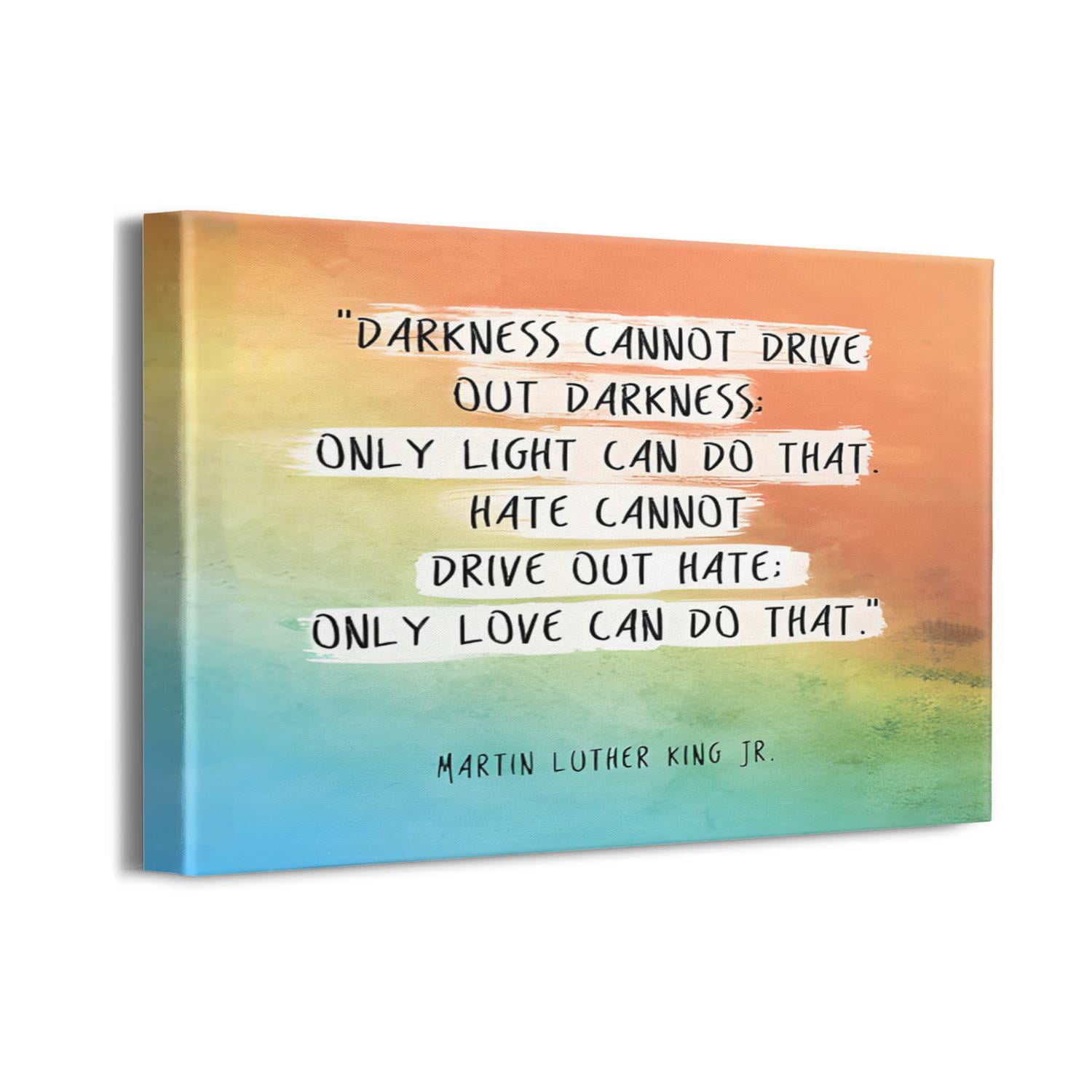 Martin Luther King Poem Inspirational Quotes Home Decor - Canvas Print ...