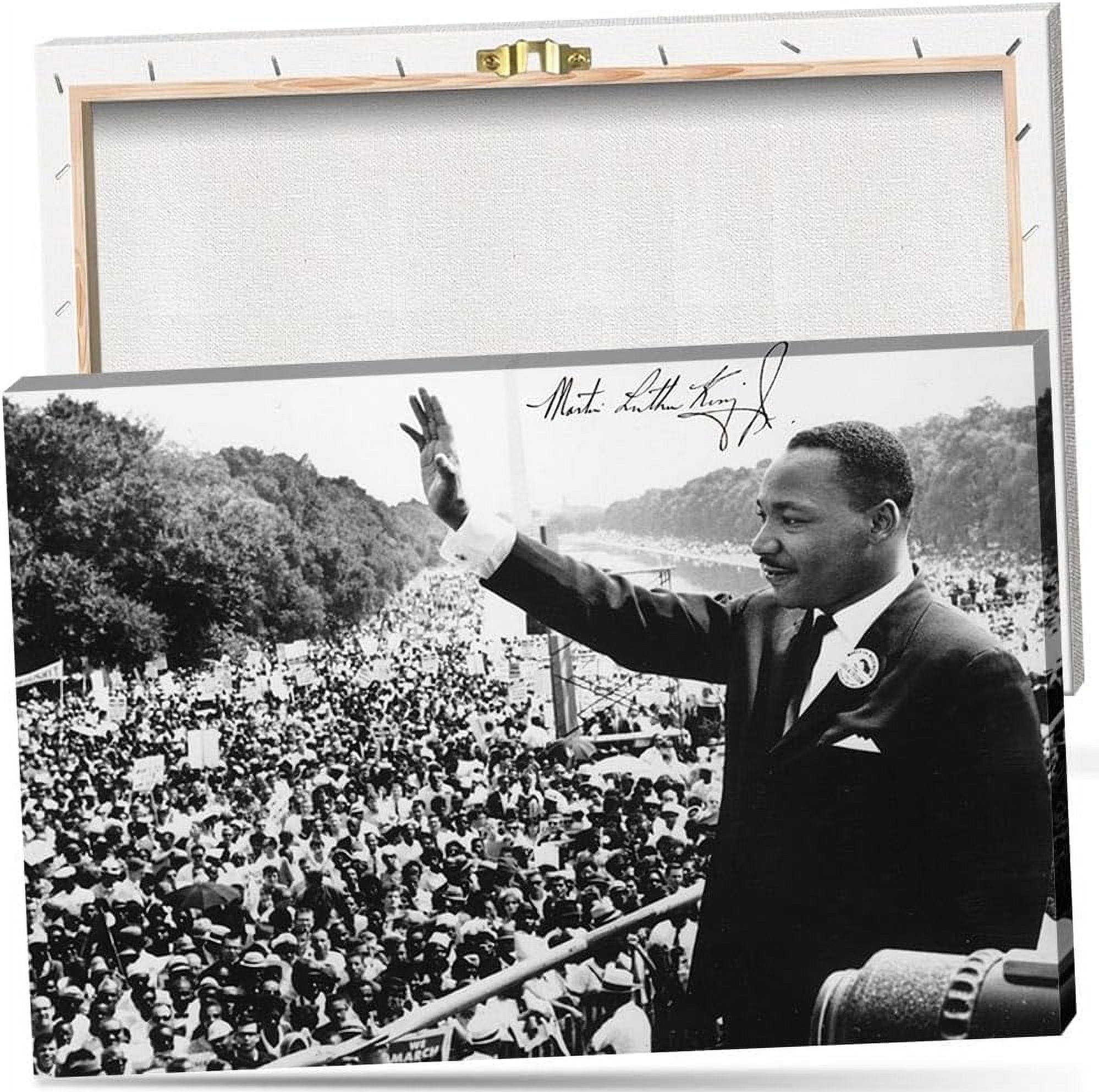 Martin Luther King Poster I have a dream speech scene Black and white ...