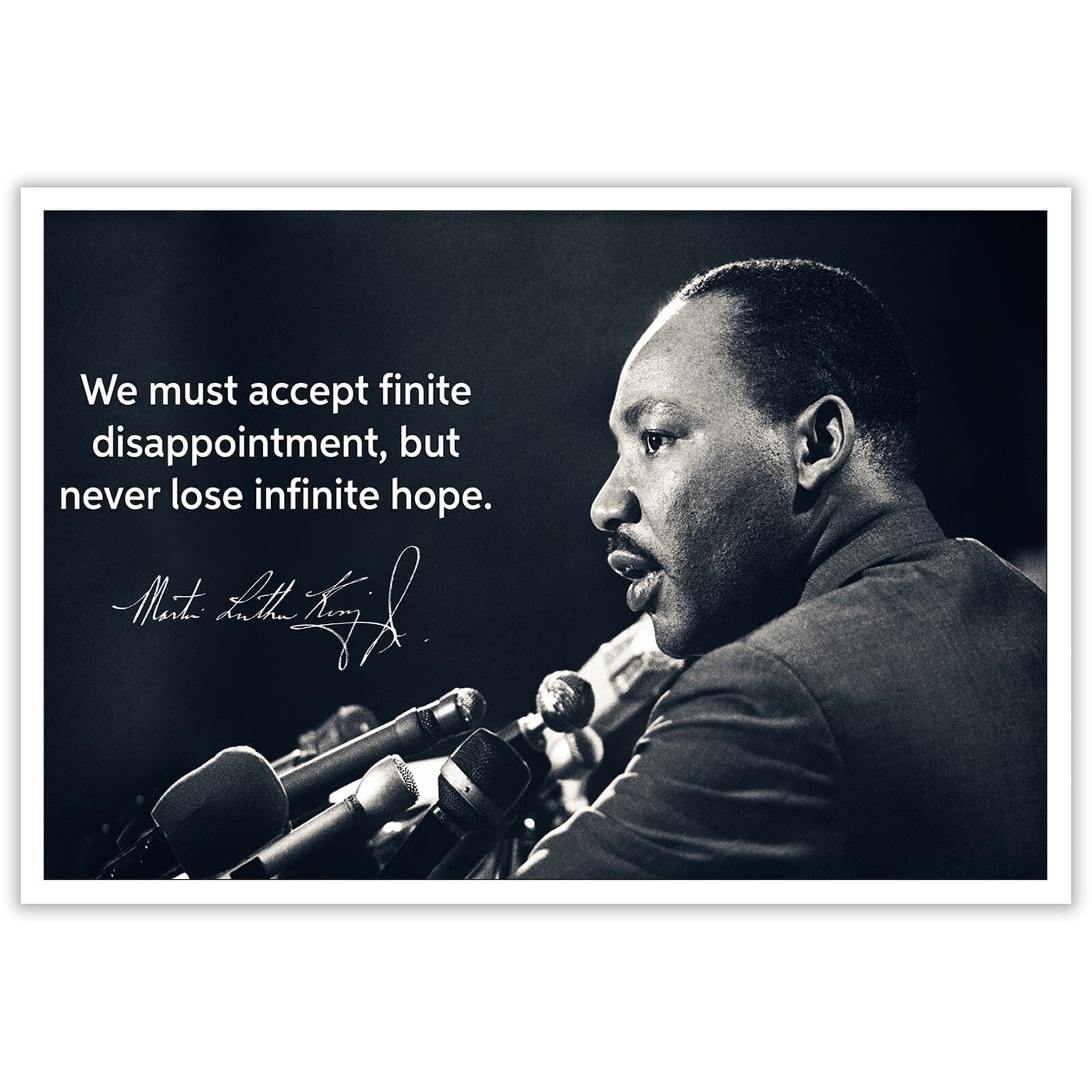 Martin Luther King Poster Inspiration Quote Motivational Posters ...