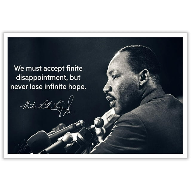 Martin Luther King Poster Inspiration Quote Motivational Posters ...