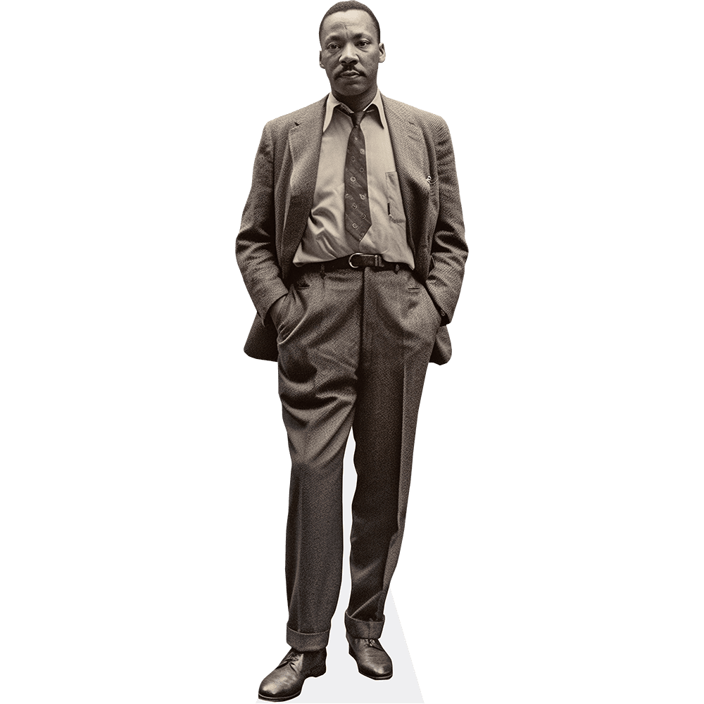 Martin Luther King (Tie) Mini Cardboard Cutout Standee - Walmart.com