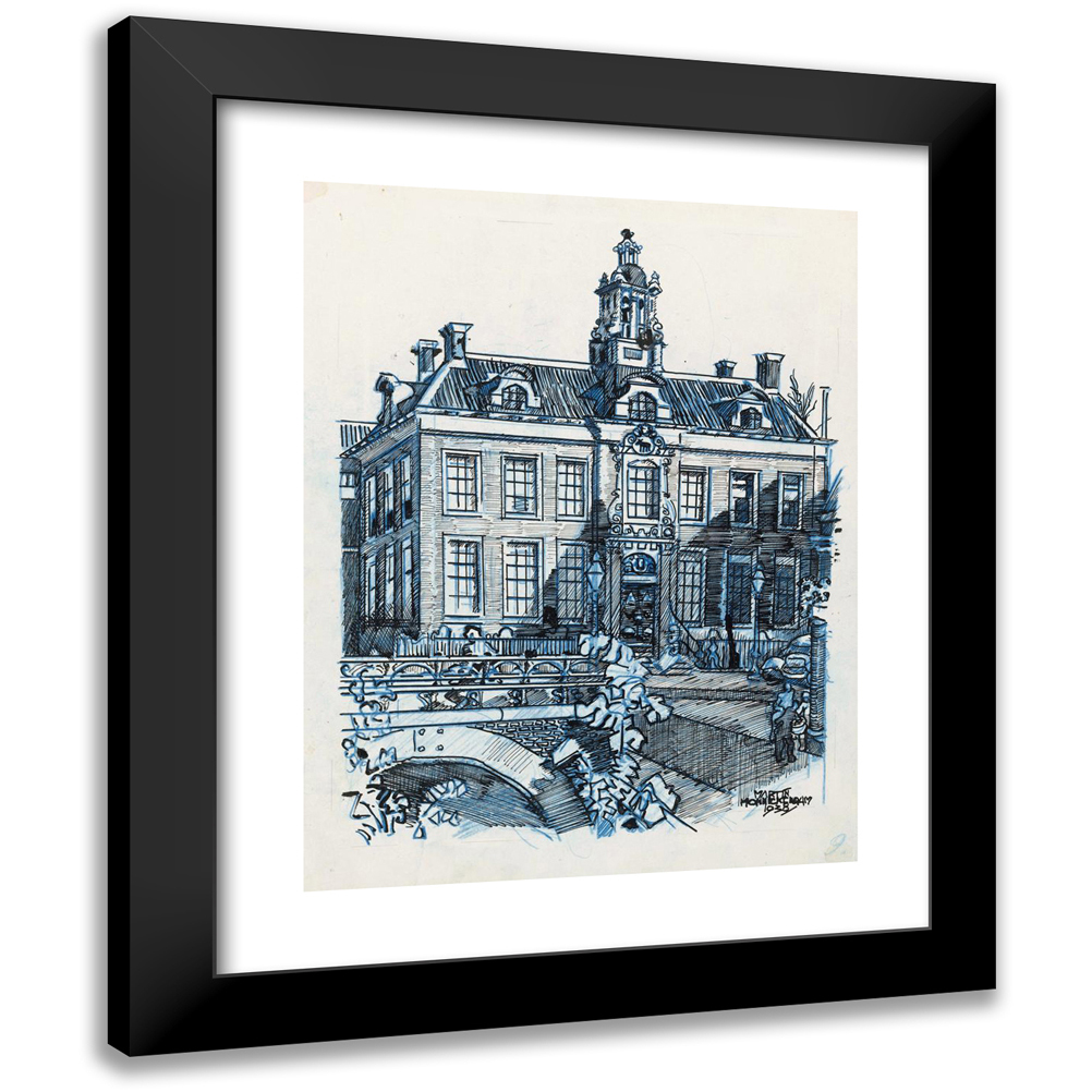 Martin Monnickendam 12x14 Black Modern Framed Museum Art Print Titled ...