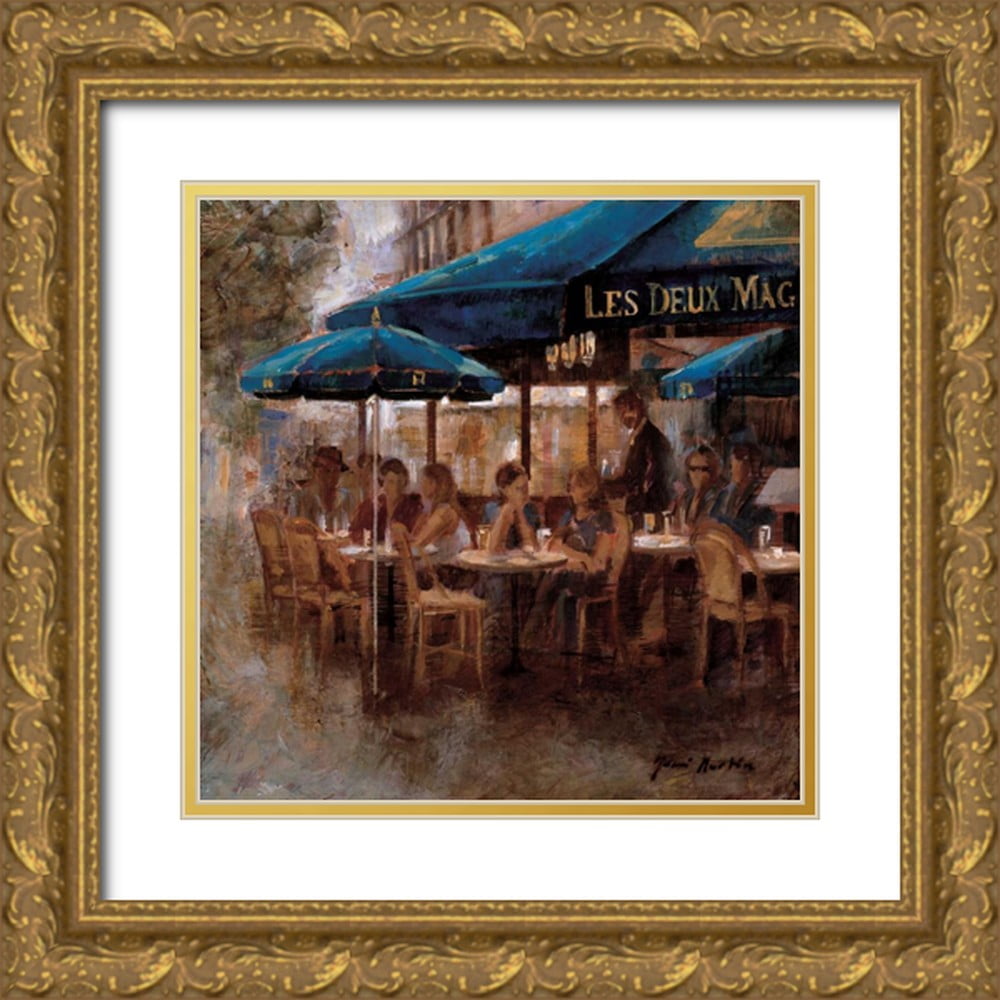 Martin, Noemi 15x15 Gold Ornate Wood Framed with Double Matting Museum ...