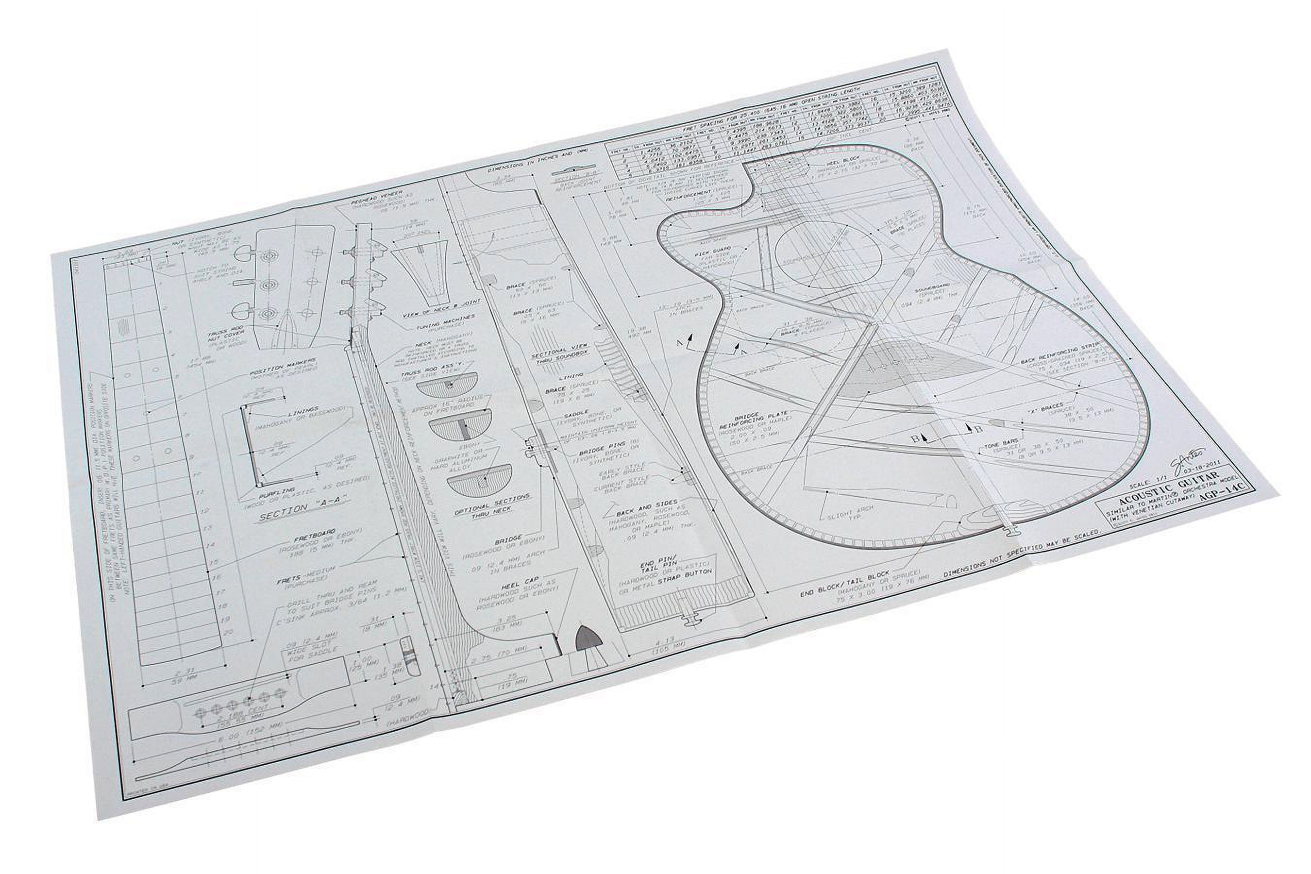 Martin Orchestra Model Acoustic Guitar Plan, With Venetian Cutaway ...