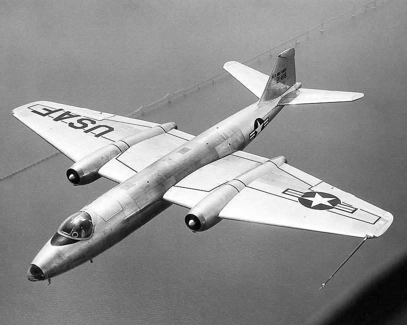 Martin RB-57 / B-57 Bomber Air Force Style - A - 24x36 Inch Laminated ...