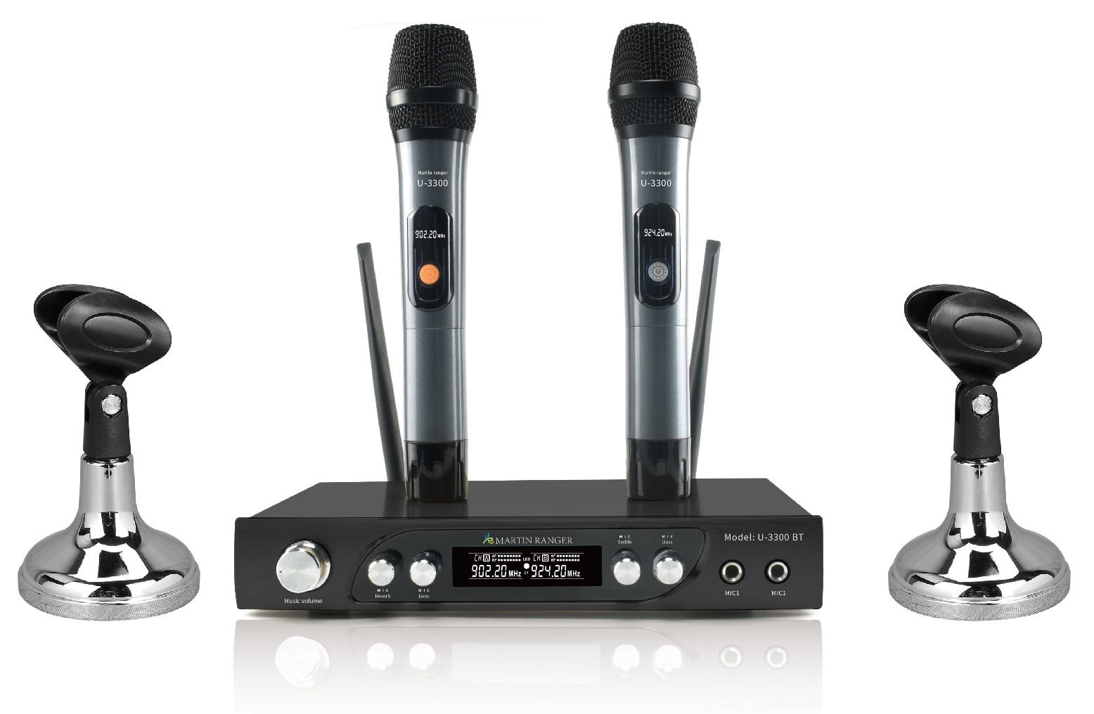 Martin Ranger U3300BT UHF Wireless Microphone System with Built-In ...