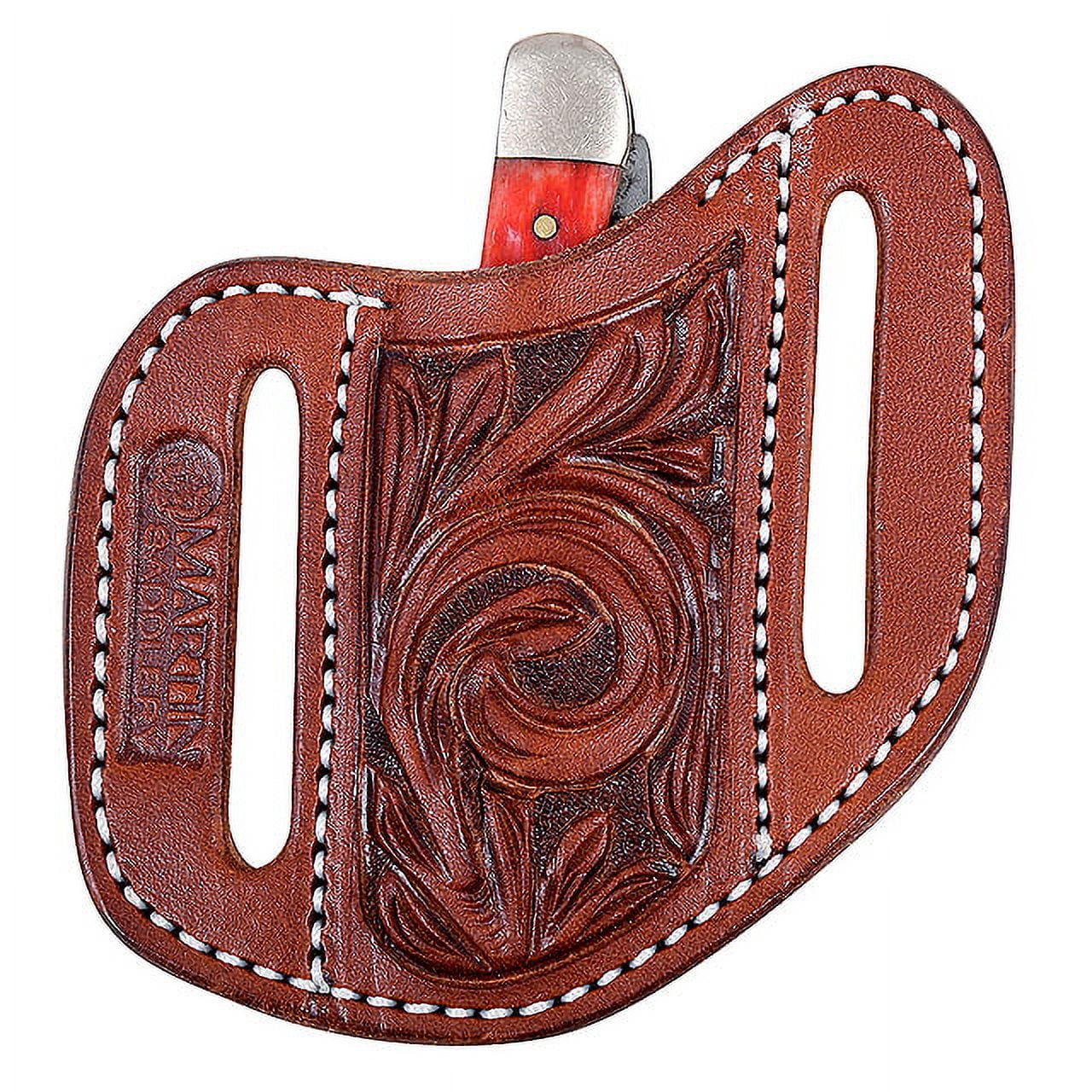 Martin Saddlery Floral Angled Knife Scabbard-Large SMALL - Walmart.com