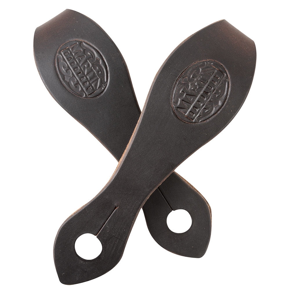 Martin Saddlery Large Chocolate Harness Leather Slobber Straps ...